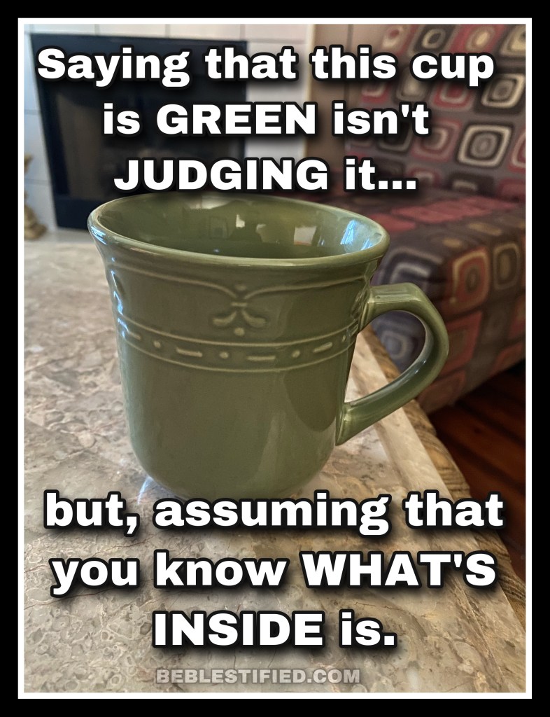 WHY MANY ‘MISJUDGE’ WHAT IT MEANS TO ‘JUDGE’ SOMEONE… – BE BLESSTIFIED!